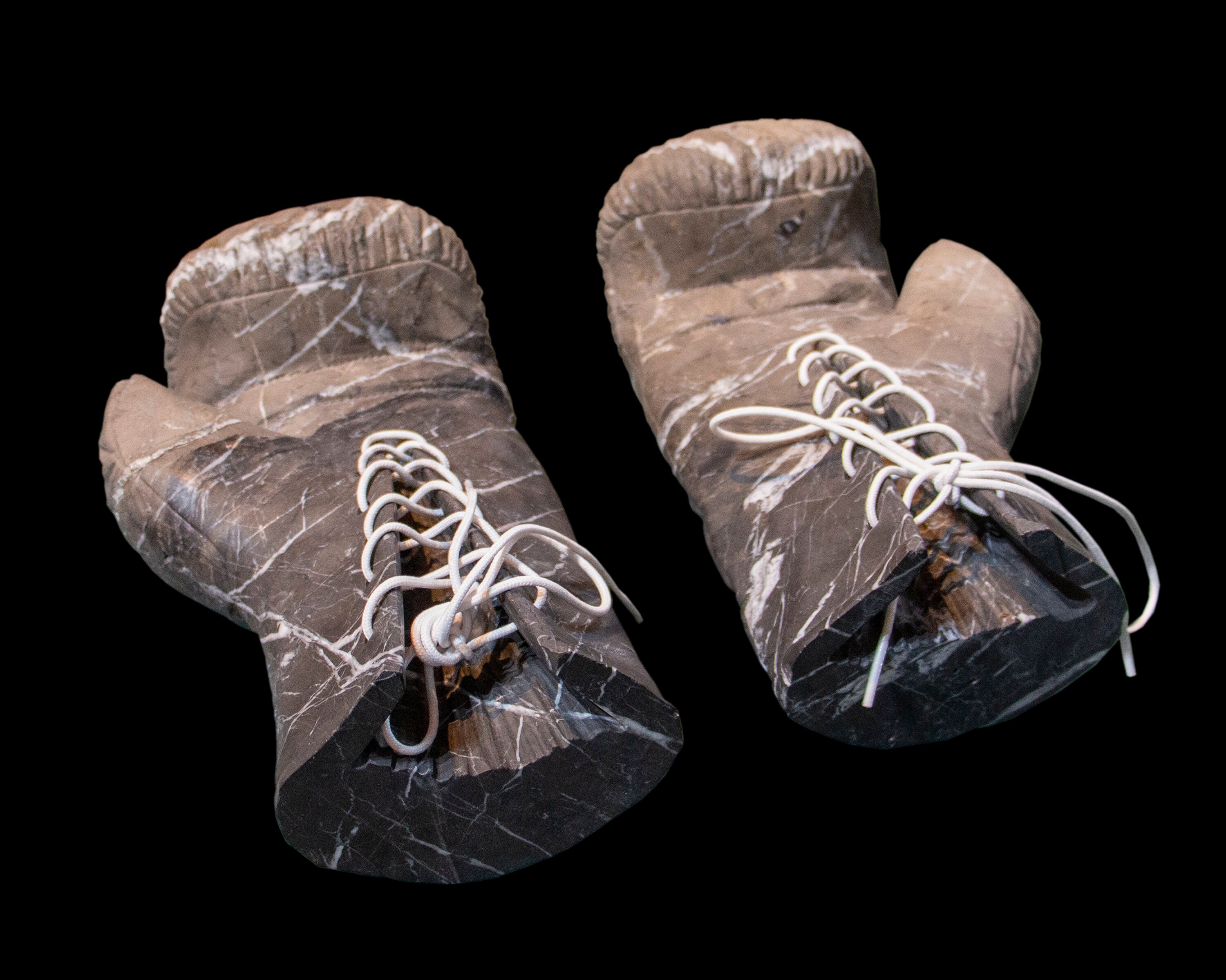 Stone Boxing Gloves Antique Look Marble Boxing Gloves - Etsy