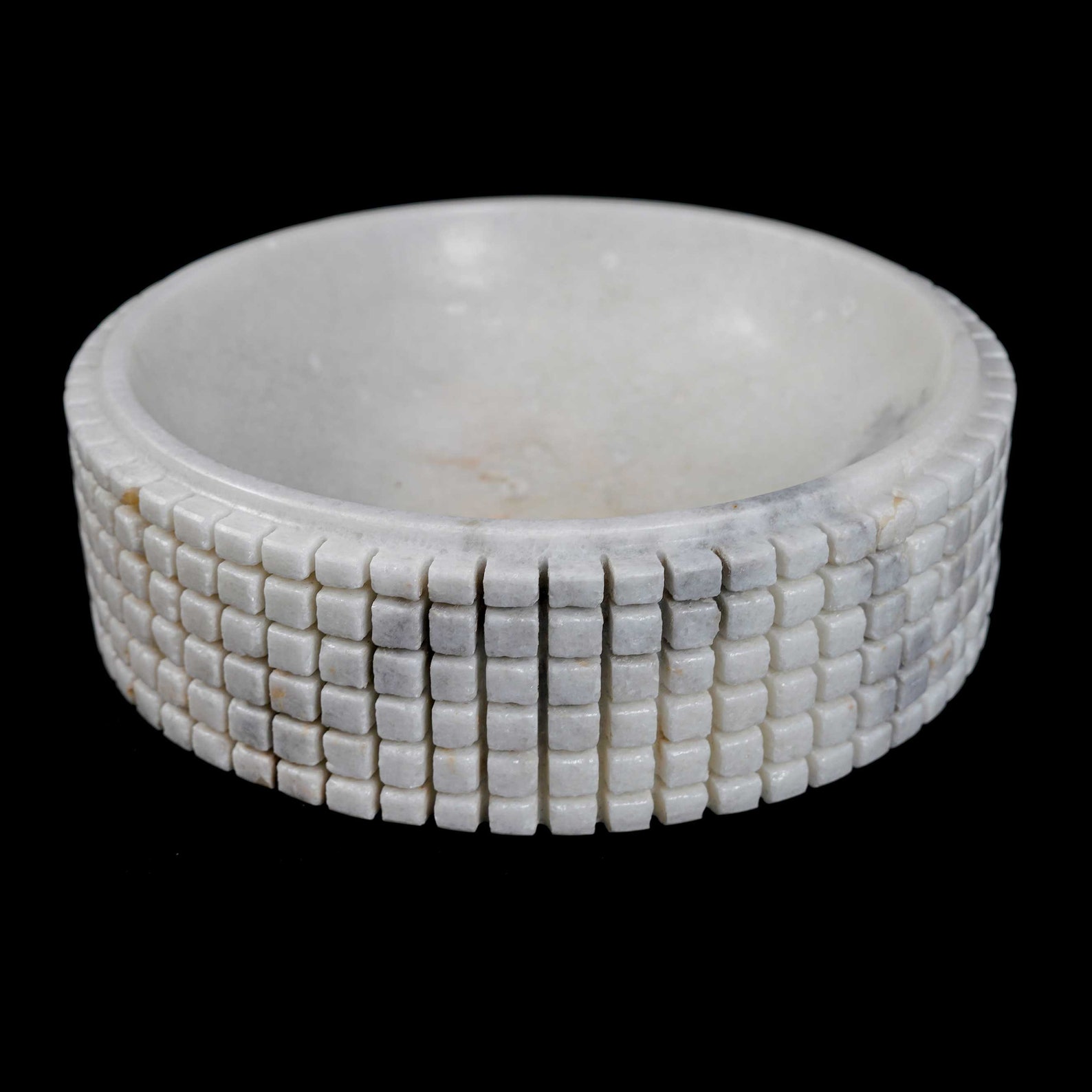 Unique Marble Bowl , Marble Art Fruit Bowl Carving ,handmade White ...