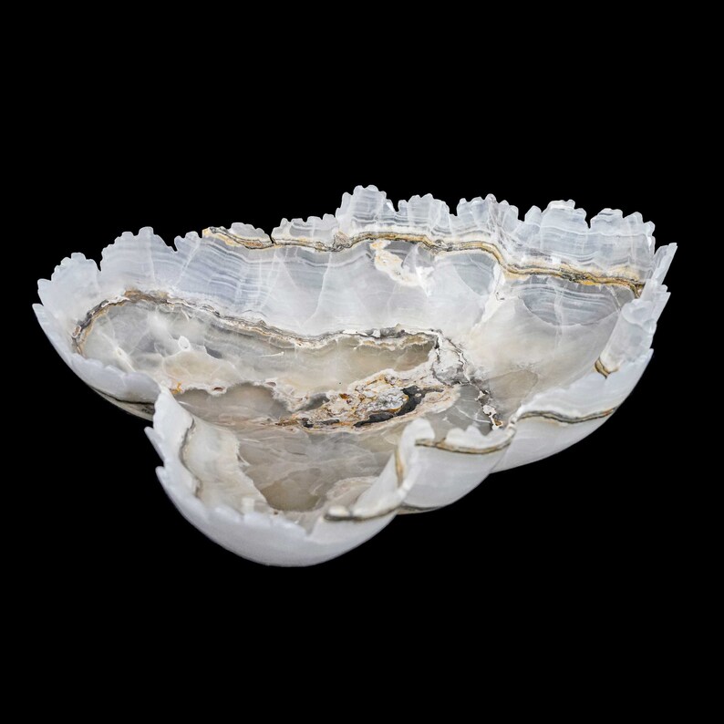 Natural Stone Onyx Bowl Stone Centerpiece Bowl Hand Carved - Etsy