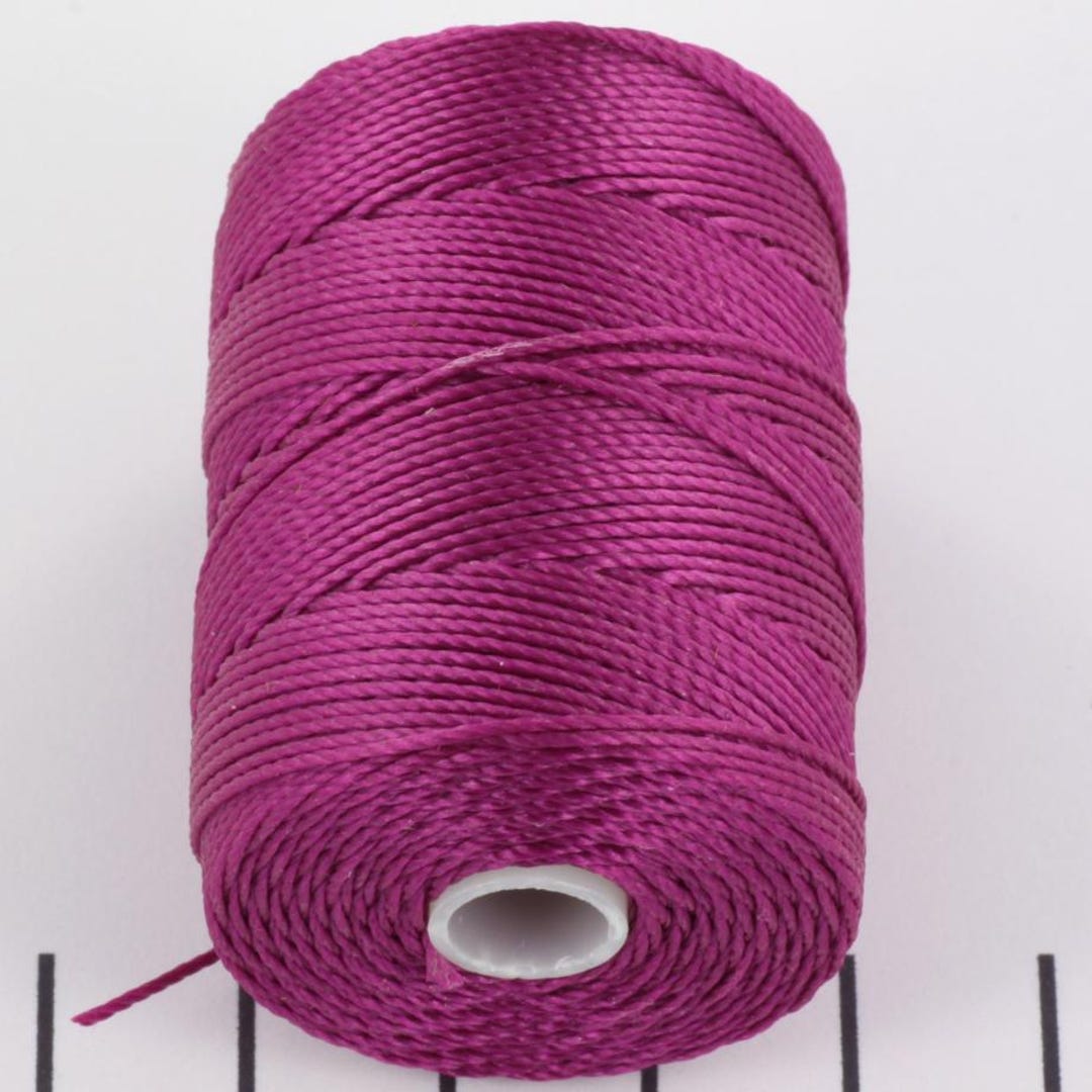 5 Meters C-lon Bead Cord 0.5 Mm Light Magenta, Macrame Cord Pink, Micro ...