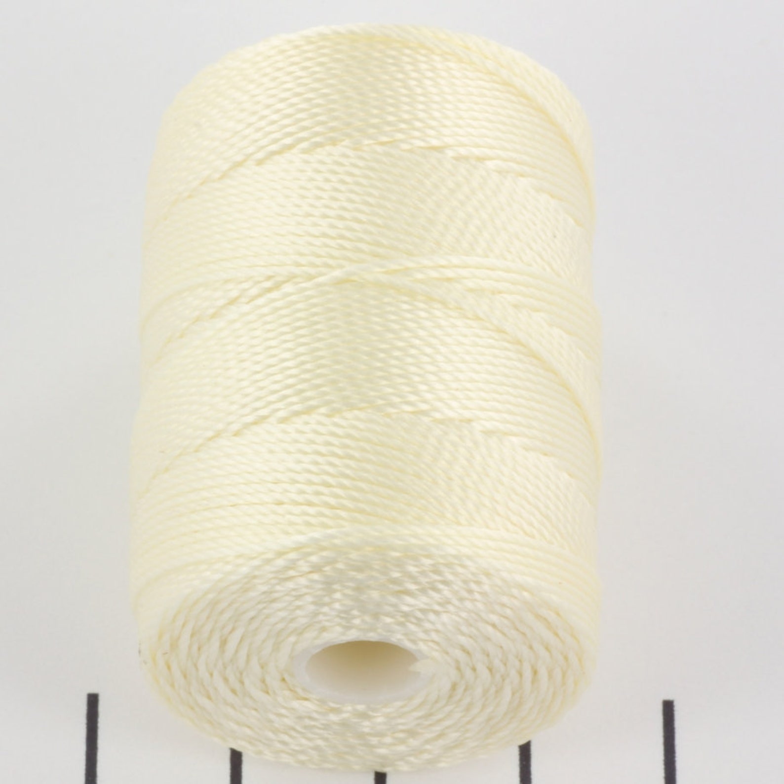5 Meters C-lon Bead Cord 0.5 Mm Vanilla, Macrame Cord off White, Micro ...