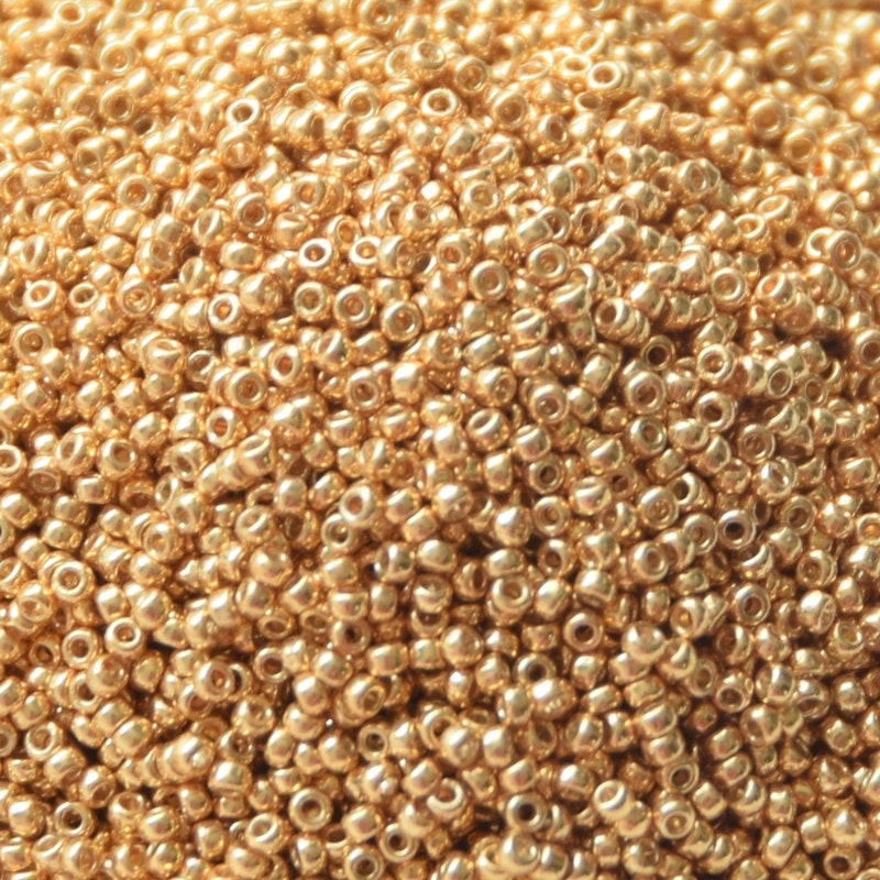 Small Gold Beads - Etsy