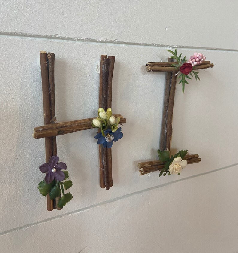 Woodsy Twig Sign - Etsy