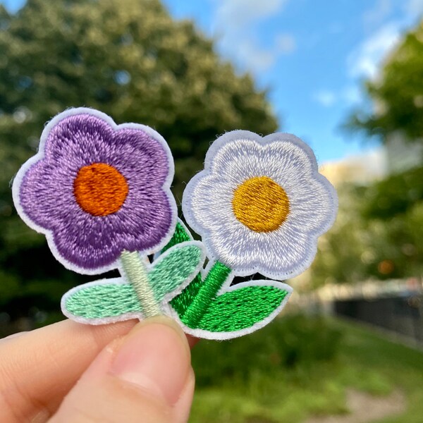 Flower Iron on Patch - Etsy