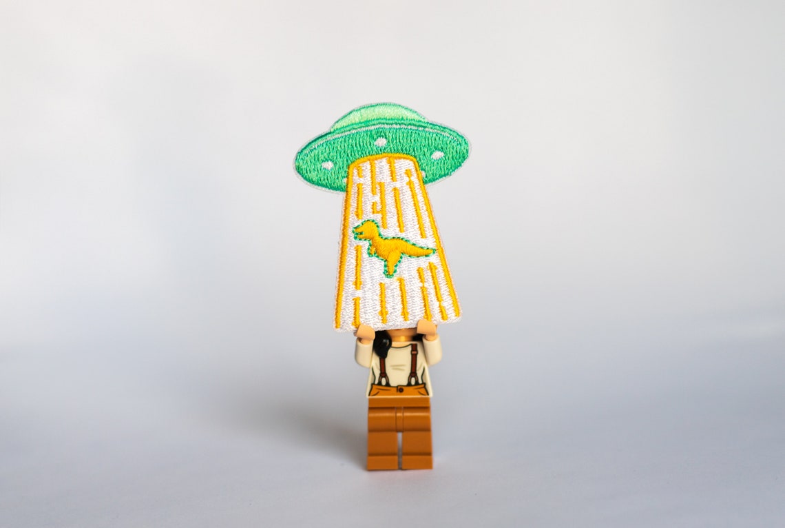 UFO Cat Patch DIY Patch Space Patch Alien Badge - Etsy