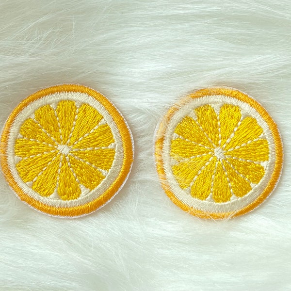 Orange Iron on Patch - Etsy