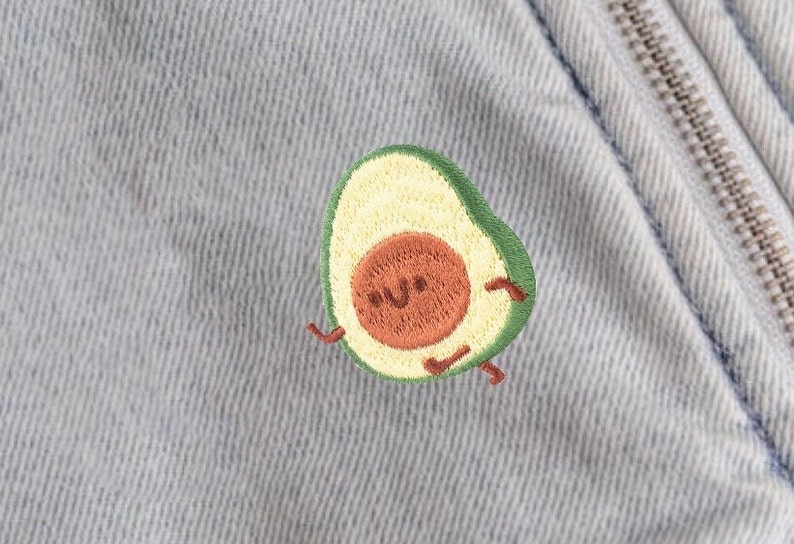 Walking Avocados Iron on Patch Cute Fried Egg Patch - Etsy
