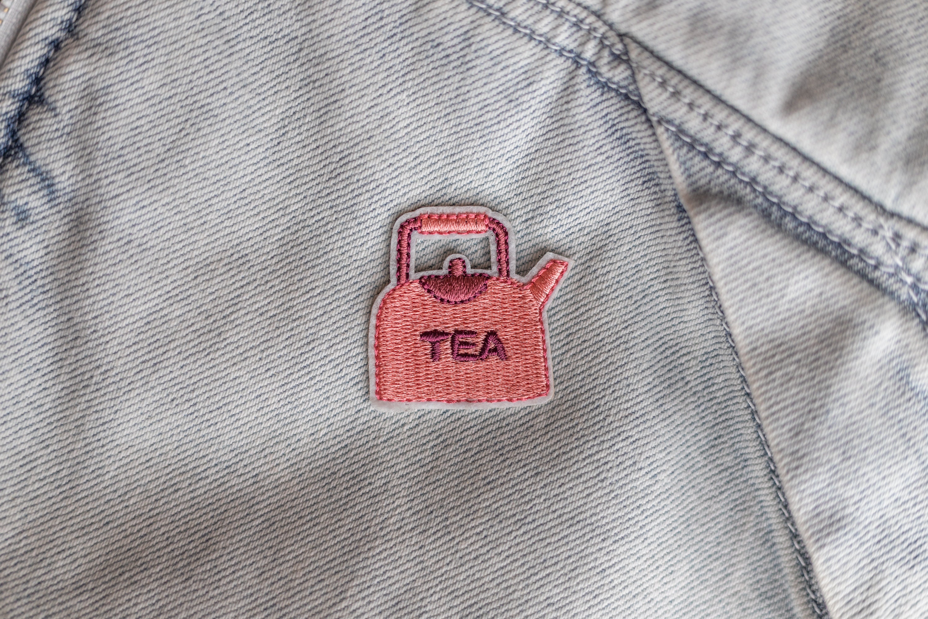 Tea and Cake Patches iron on Patch Small Iron on Patch - Etsy
