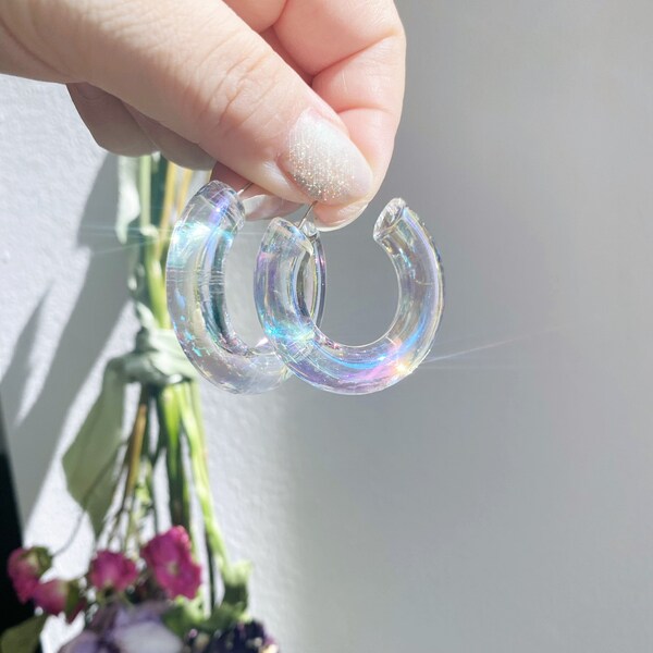 Lucite Earrings - Etsy