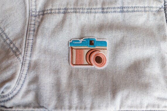 Camera Patch Iron on Patch embroidery Patch Sticker | Etsy