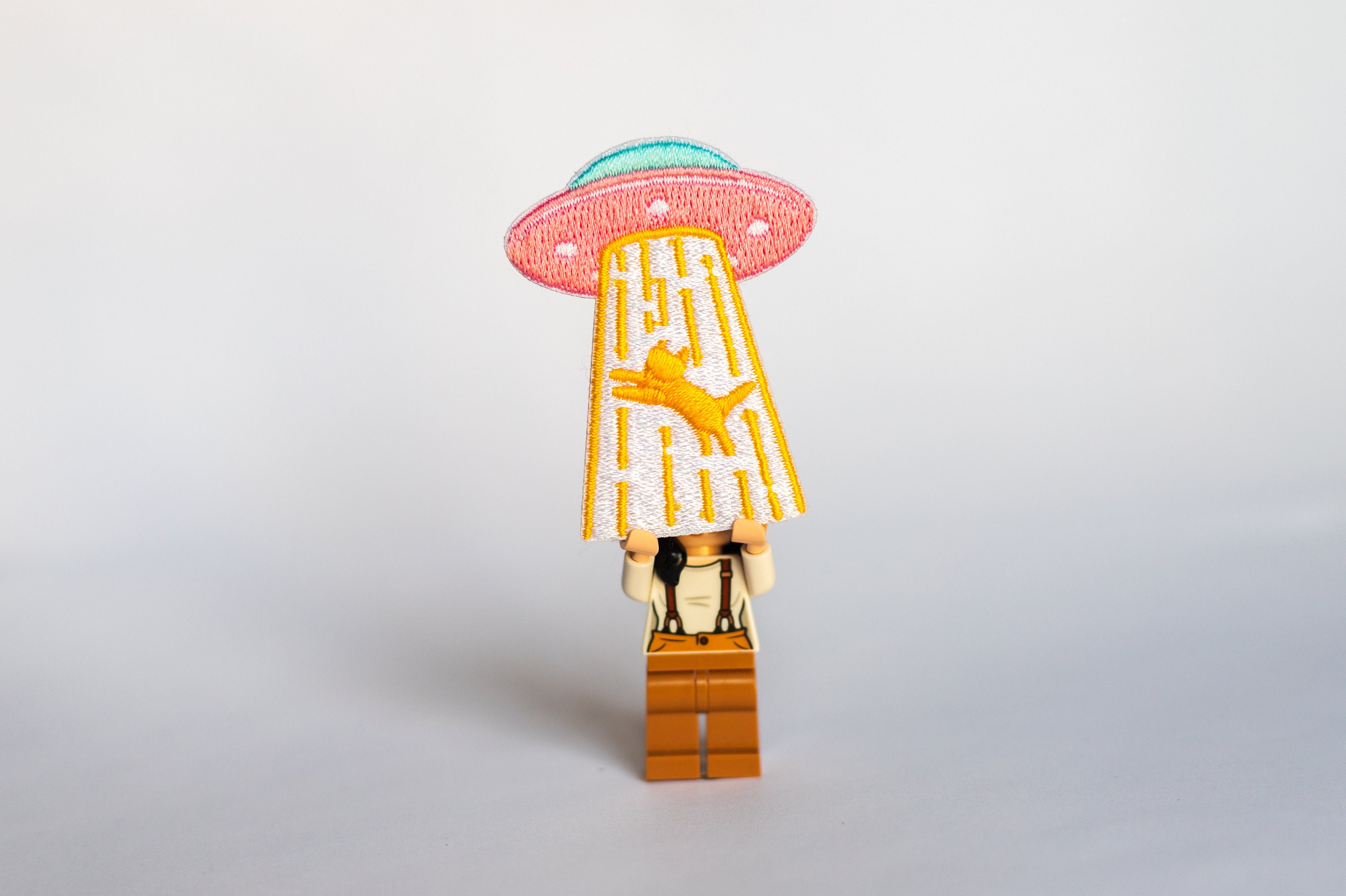 UFO Cat Patch DIY Patch Space Patch Alien Badge - Etsy