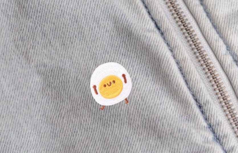 Walking Avocados Iron on Patch Cute Fried Egg Patch - Etsy