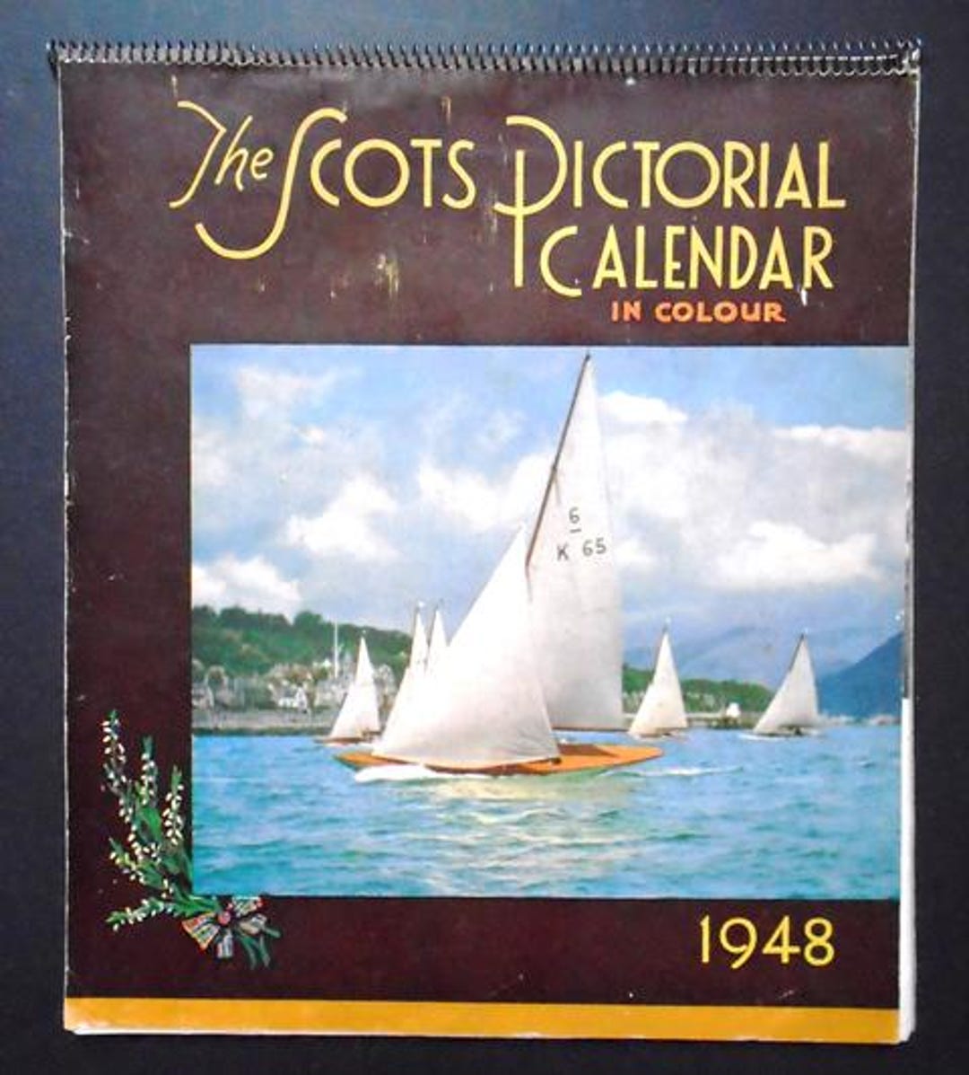 Vintage Scots Pictoral Calendar, Full Color, Collectible, Dates and ...
