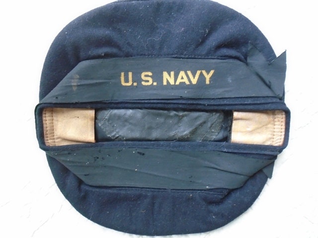 Vintage US Navy Cap 1940s to 1950s - Etsy