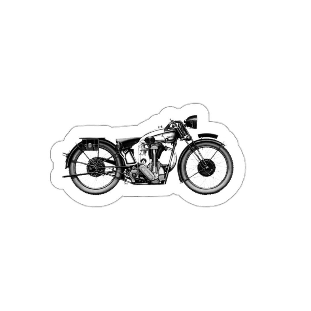 1931 Norton, Motorcycle, Die-cut Stickers - Etsy