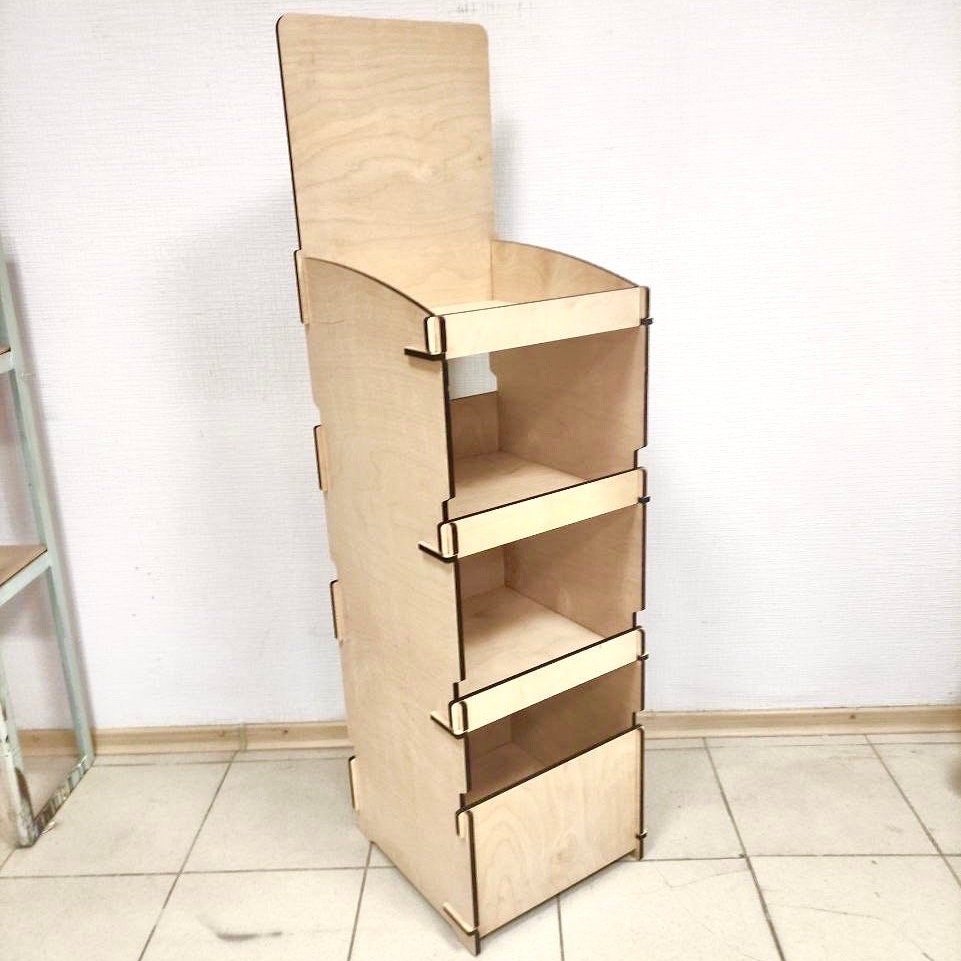 Display Stand Collapsible Showcase-rack Retail Display Shelves for ...