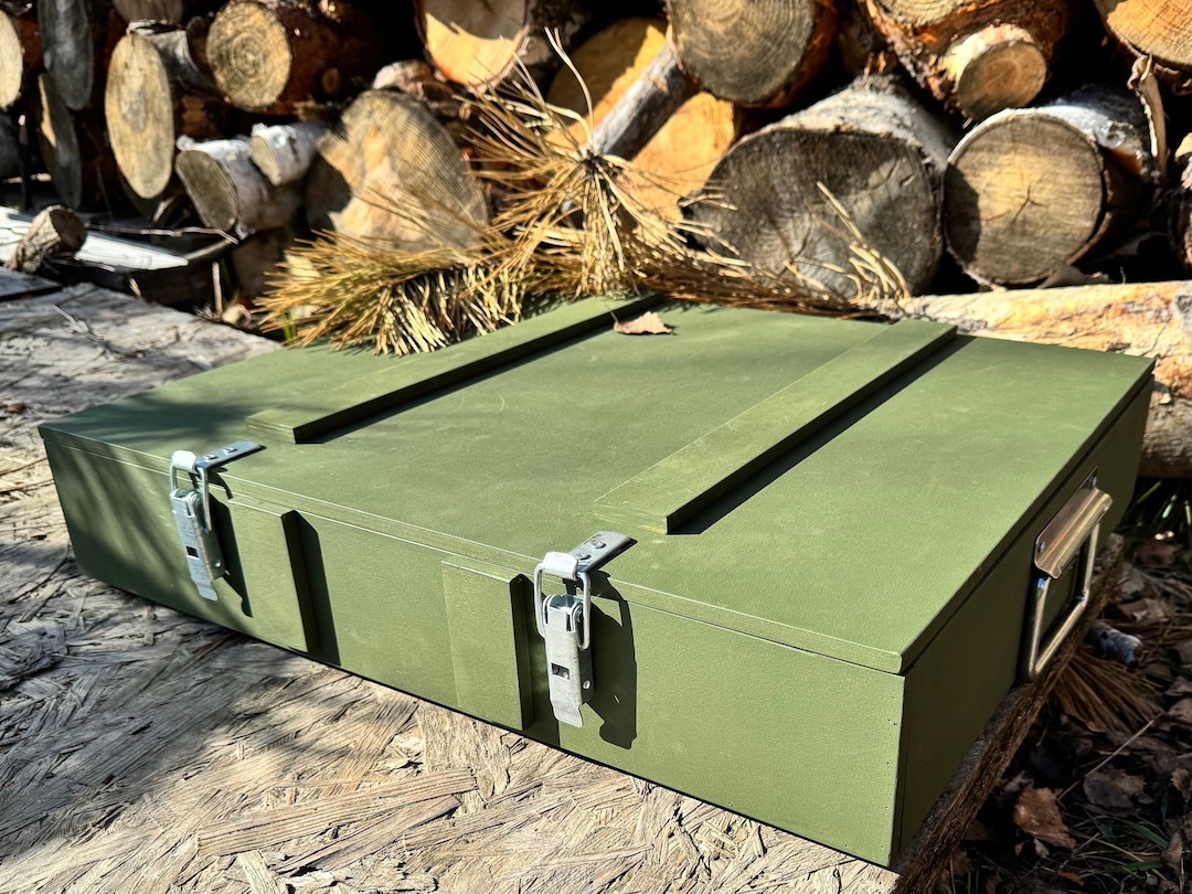 US Army NAVY Military Wooden Gift Box, Army Storage Container Soldier ...