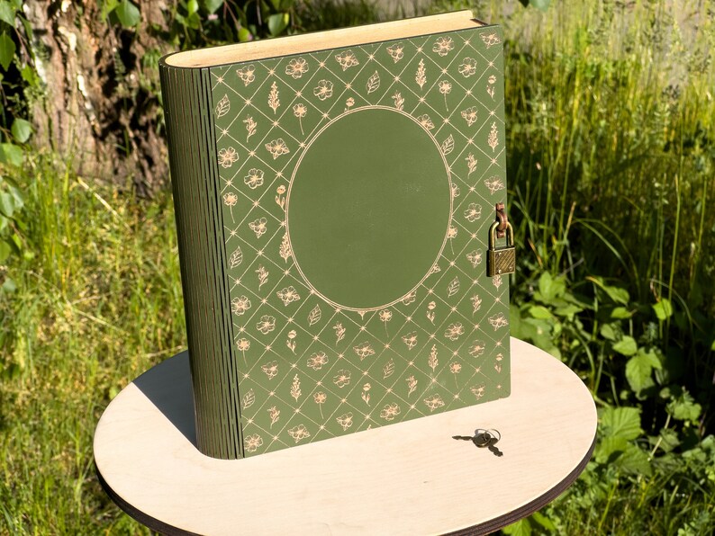 Lockable Box Secret Compartment Bookbox Safe Hollowed Out Book Box With ...