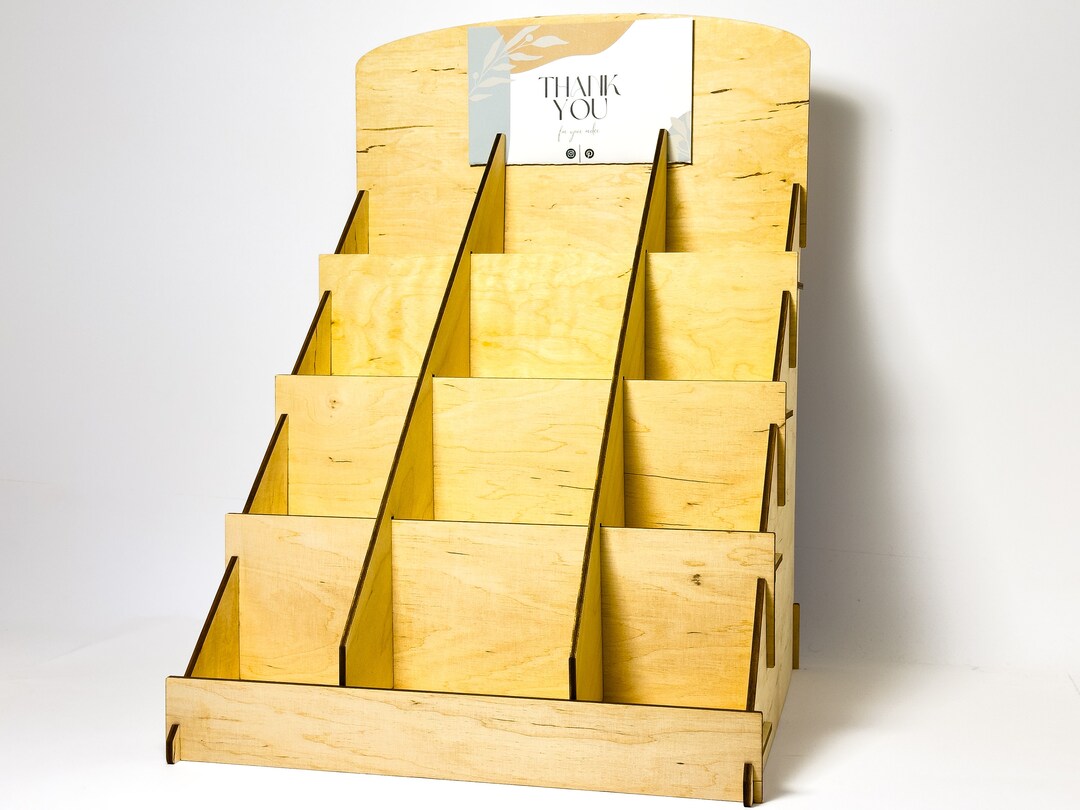 Cozy Greeting Card Holder Folding Display Stand Case Showcase Rack ...