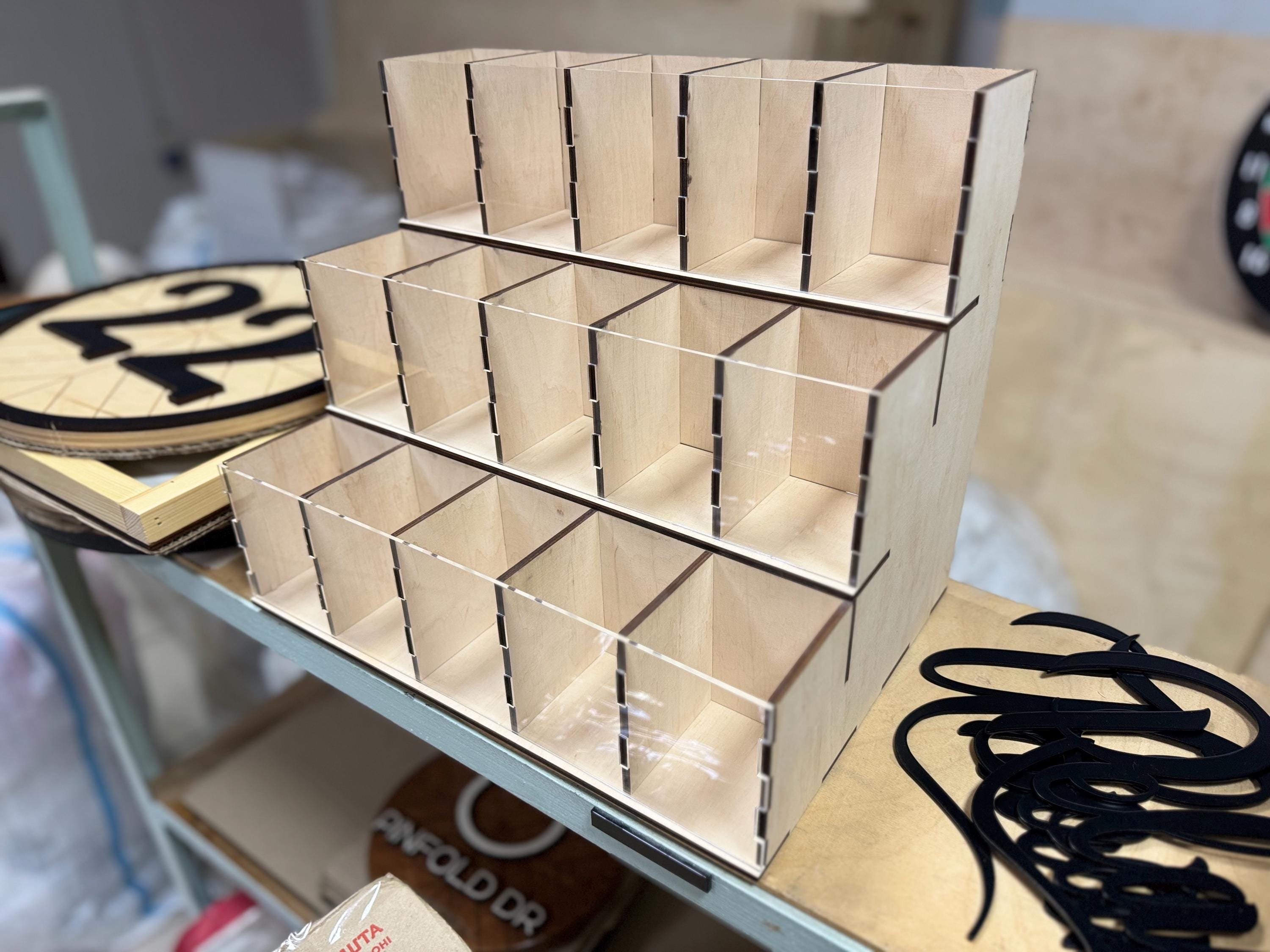 Display Stand Showcase-rack SVG + DXF, Ai, Cdr. Laser Cut Files Set ...