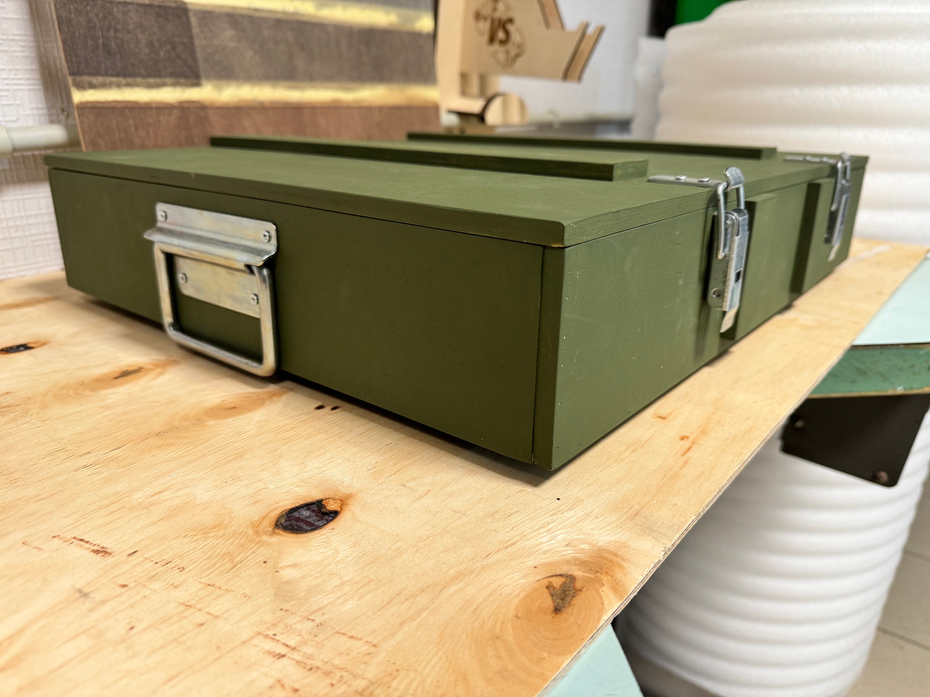 US Army Ammo Box / Fathers Day Gift Box / Military Organizer Container ...