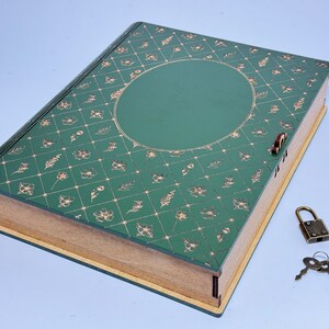 Lockable Box Secret Compartment Bookbox Safe Hollowed Out Book Box With ...