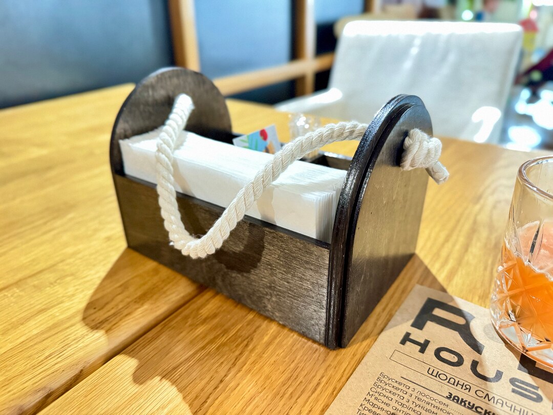 Spice Box Napkin Caddy Spice Rack, Salt and Pepper Holder for Horeca ...