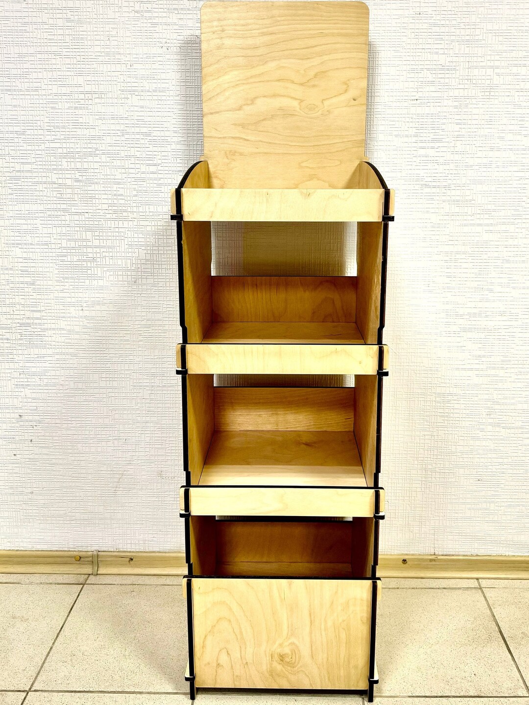 Display Stand Collapsible Showcase-rack Retail Display Shelves for ...