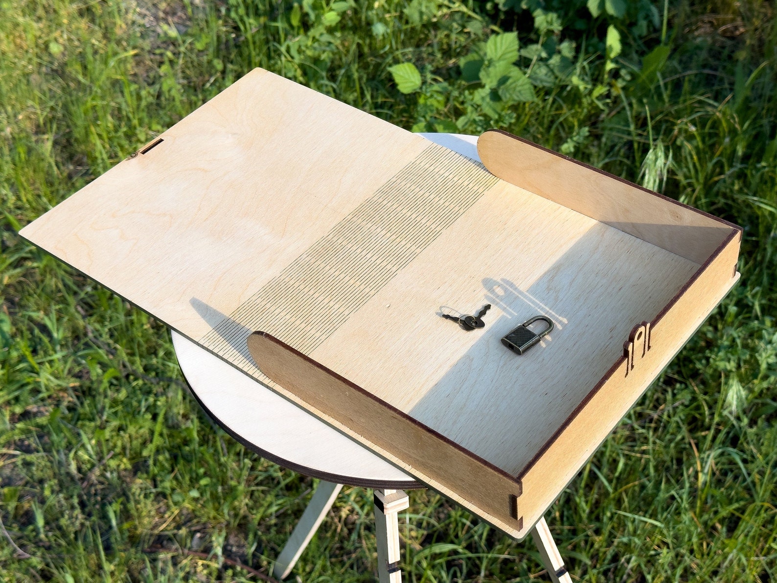 Lockable Box Secret Compartment Bookbox Safe Hollowed Out Book Box With ...