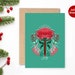 Printable Australian Christmas Card 5 X 7 Size, Illustrated Aussie ...