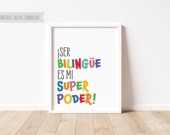 Classroom Wall Art Spanish - Etsy