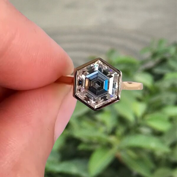 Engagement Ring Hexagon - Etsy