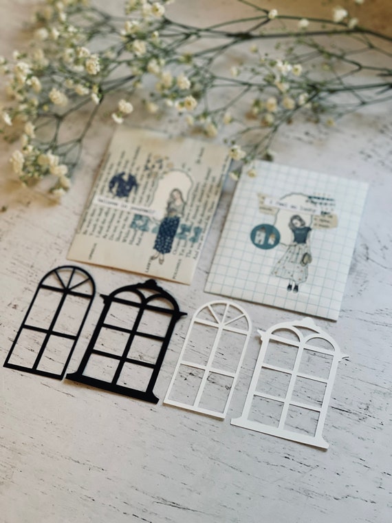 French Window Cardstock Cutouts - Etsy