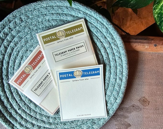 New! Elsiewithlove - Telegram Paper Packs - Etsy