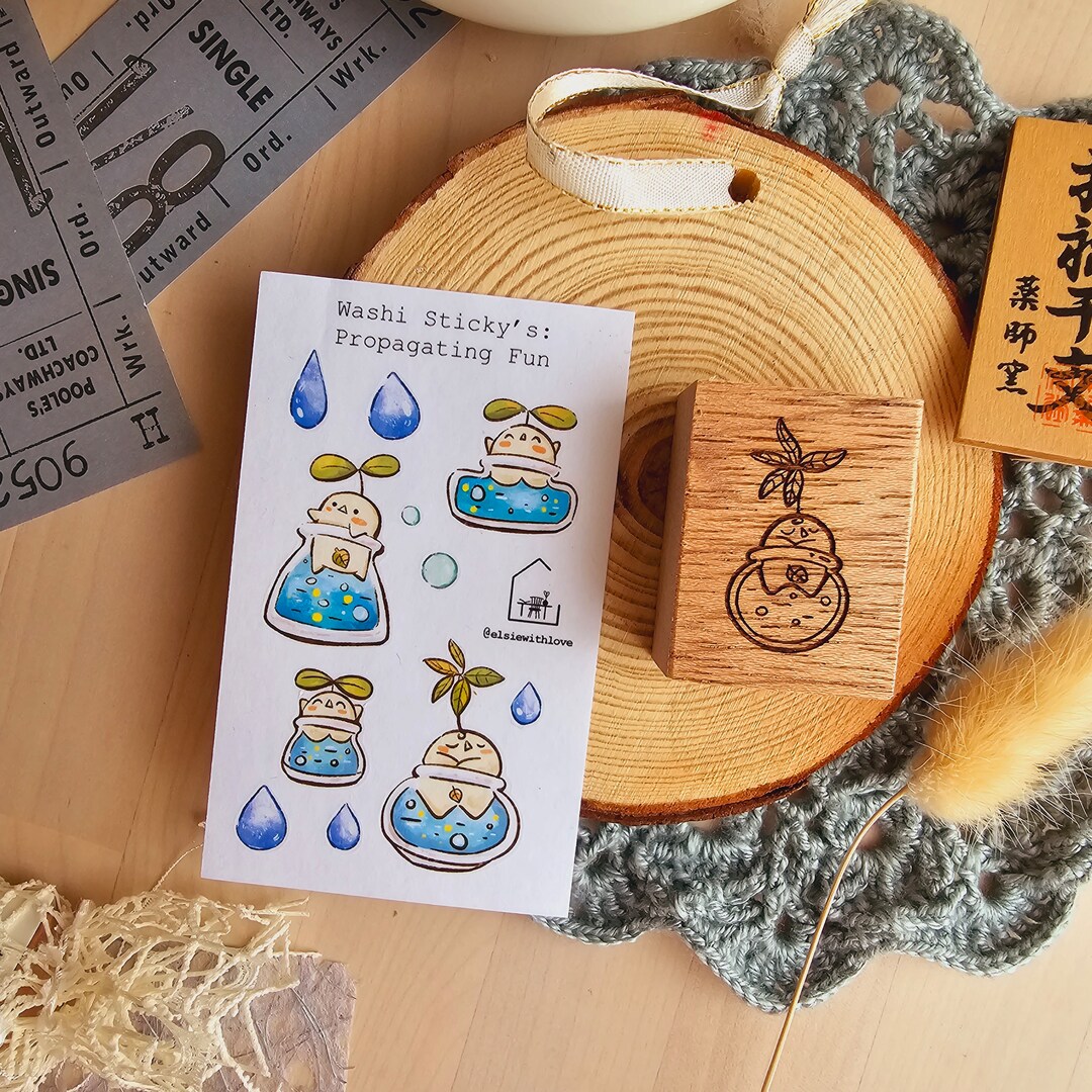 Elsiewithlove Propagating Fun Mini Stickers - Etsy