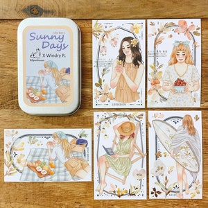 Windry Ramadhina X 63penhouse Sunny Day Girls Stickers - Etsy