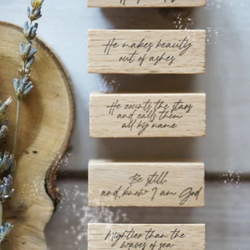 Scripture Stamps - Etsy