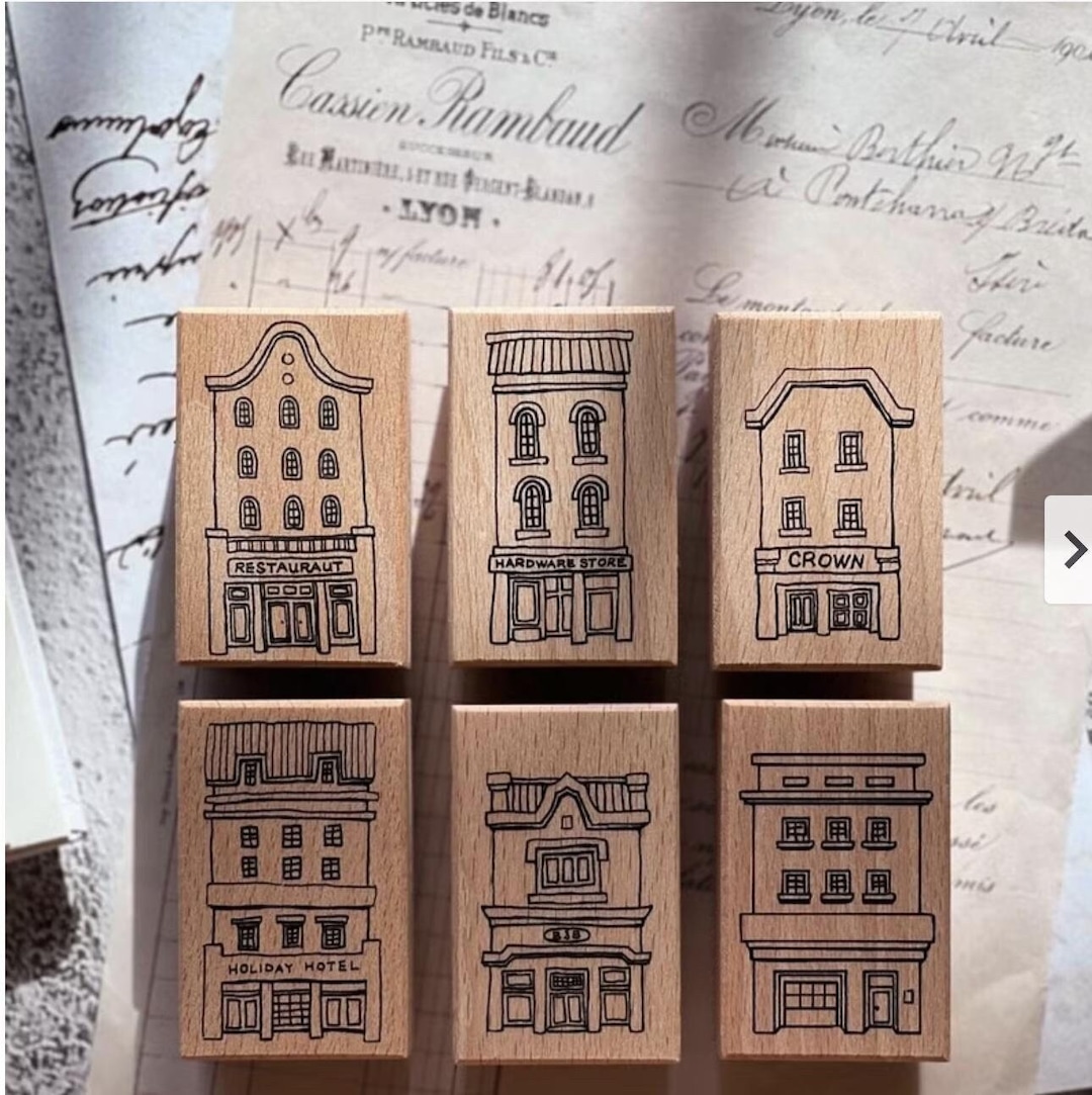 NEW! Ladyf05 Ugly Houses Stamp Set - Etsy