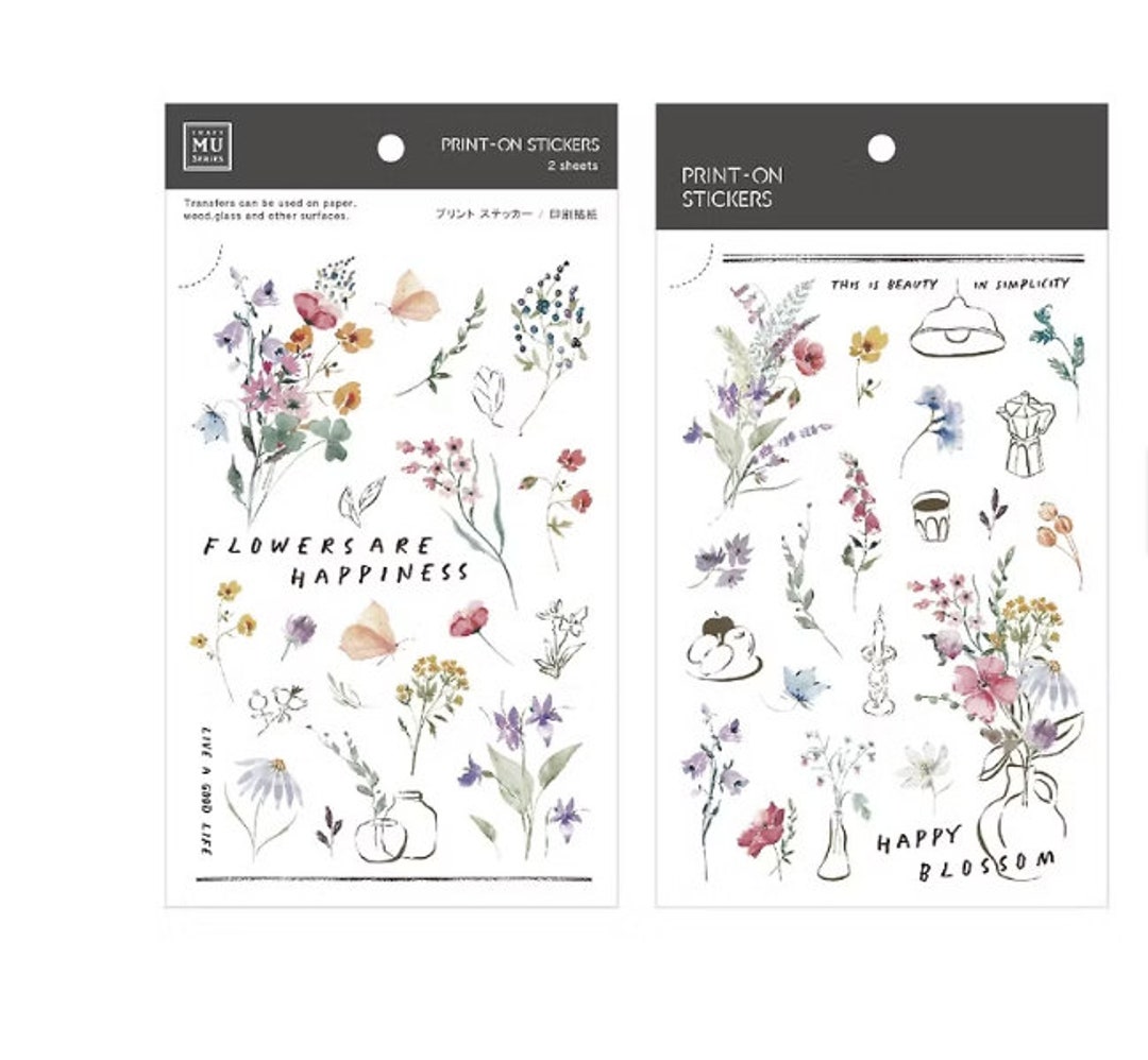 New! MU Print-on Sticker - MU No. 250 - Etsy