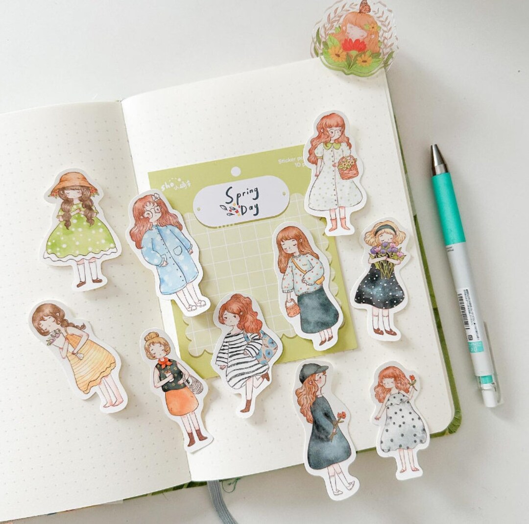Sho Little Happiness Spring Day Sticker Pack - Etsy