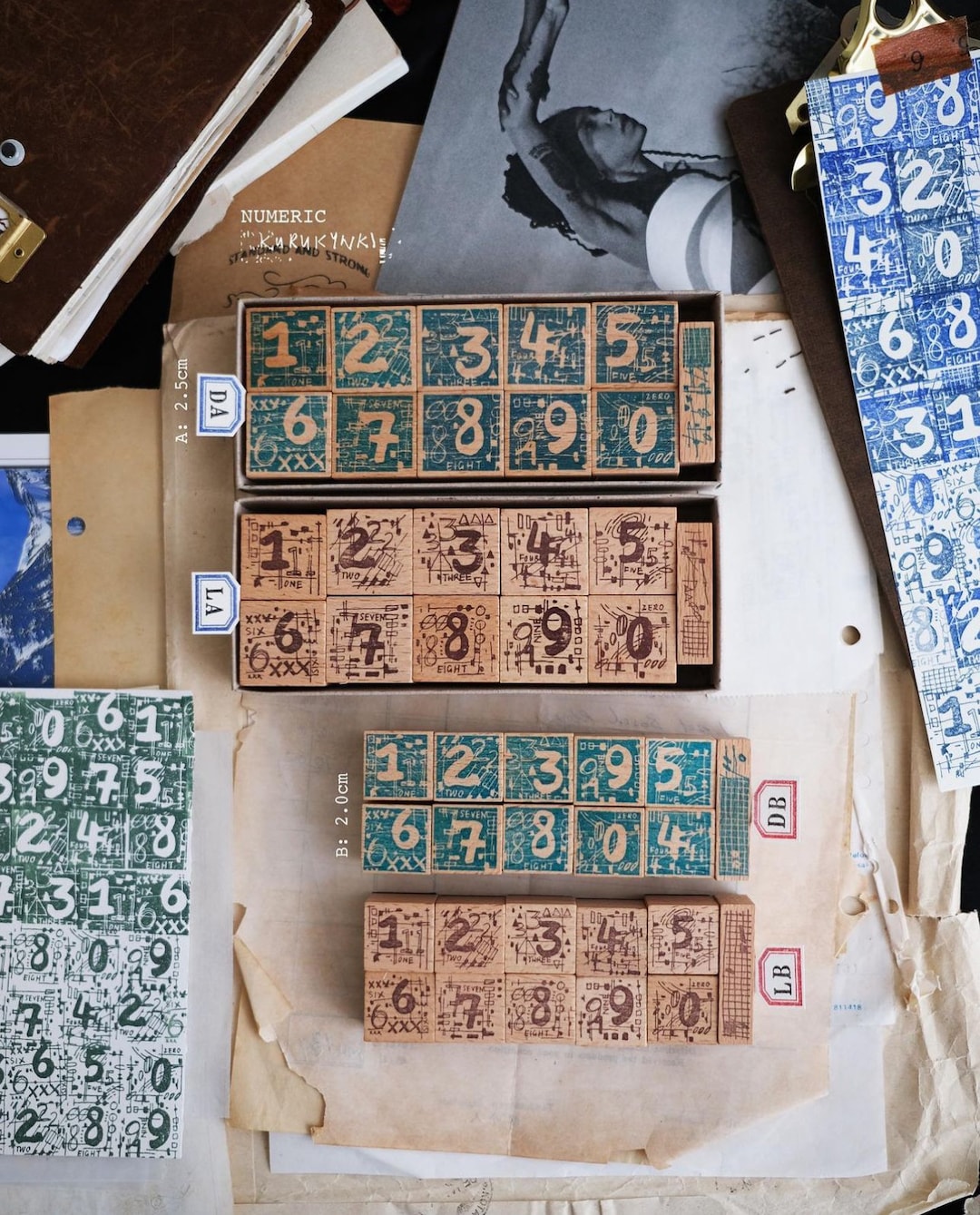 New Kurukynki Numeric Stamp Sets - Etsy