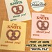 Print-at-home Valentines With Pretzel Design - Etsy