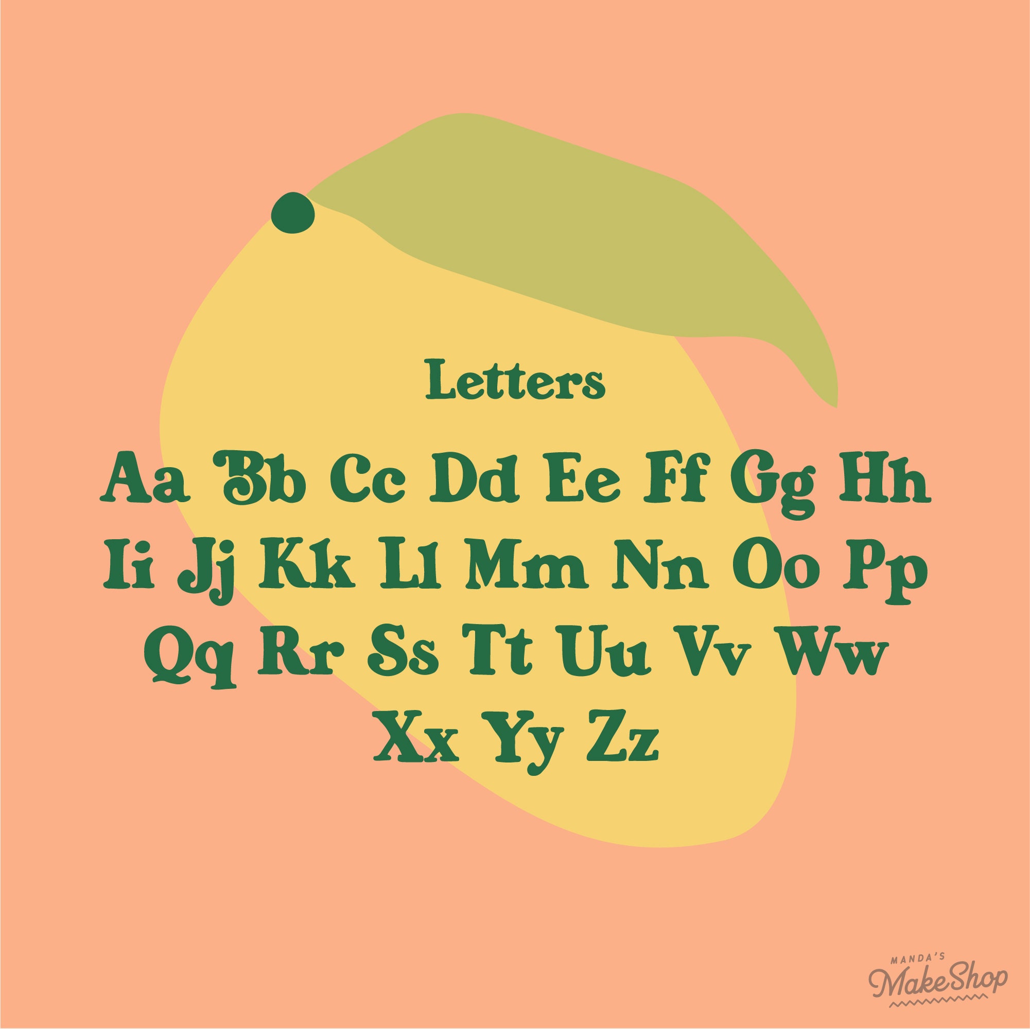 Mango Banana Font - A Groovy Serif Font, for Logos, Branding, Cricut ...