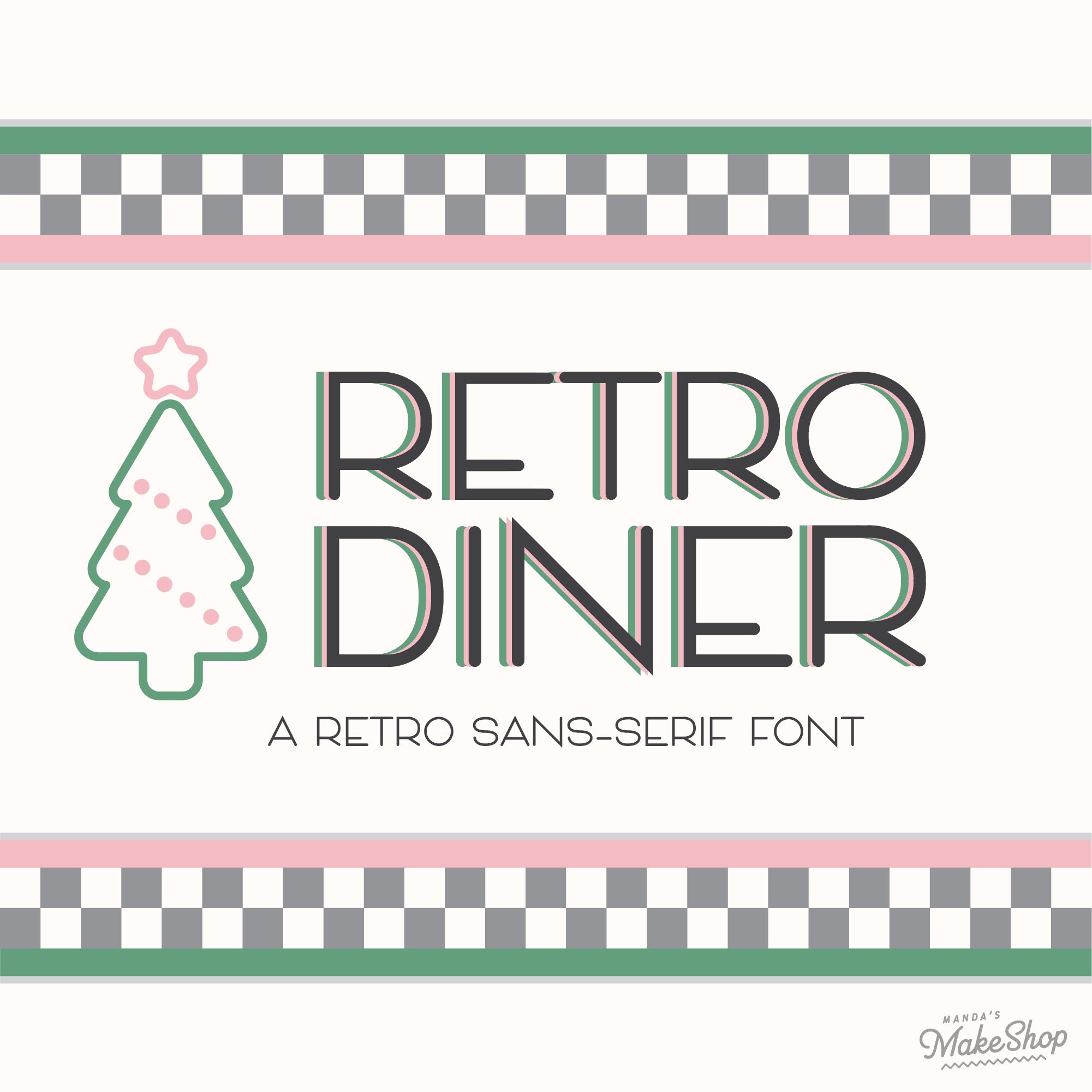 Retro Diner Font A Throwback Neon Sign Font for (Instant Download) - Etsy