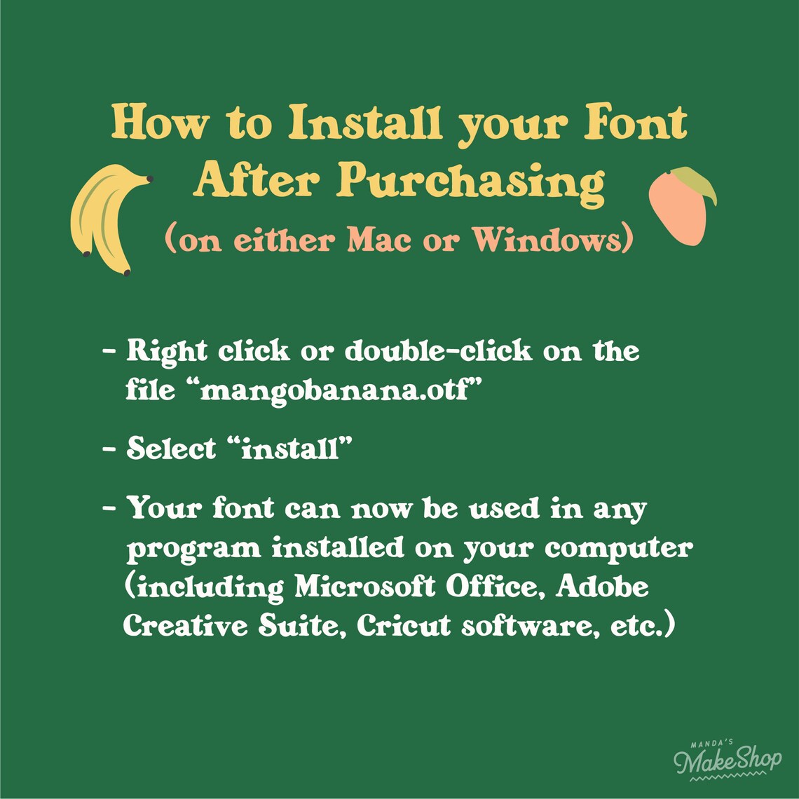 Mango Banana Font - A Groovy Serif Font, for Logos, Branding, Cricut ...