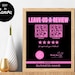 Leave a Review Sign Template, QR Code Sign, Editable Small Business ...