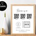 Leave a Review Sign Template, QR Code Sign, Editable Small Business ...