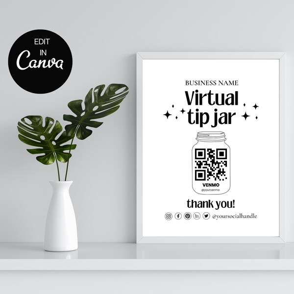 Virtual Tip Jar Svg - Etsy