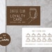 Coffee Shop Loyalty Card, Loyalty Card Template, Customer Loyalty Card ...
