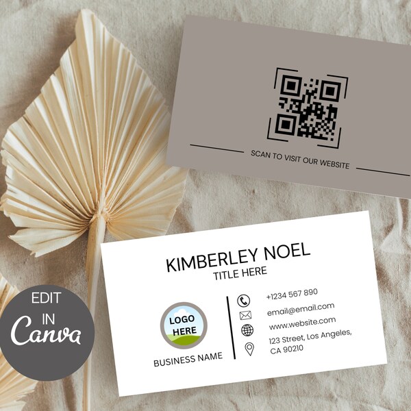 Qr Code Calling Card - Etsy
